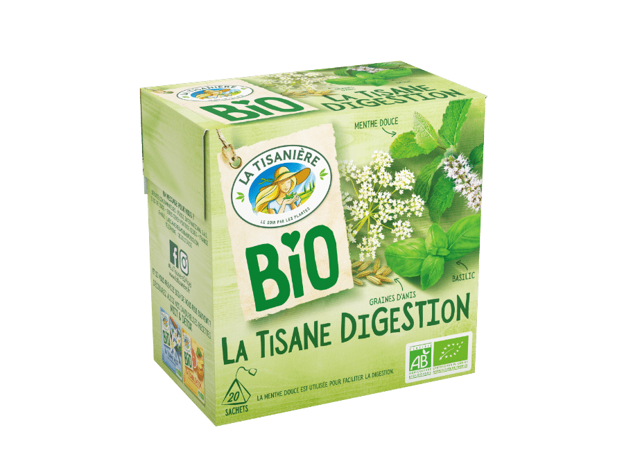 Tisane Digestion bio à la menthe douce La Tisanière