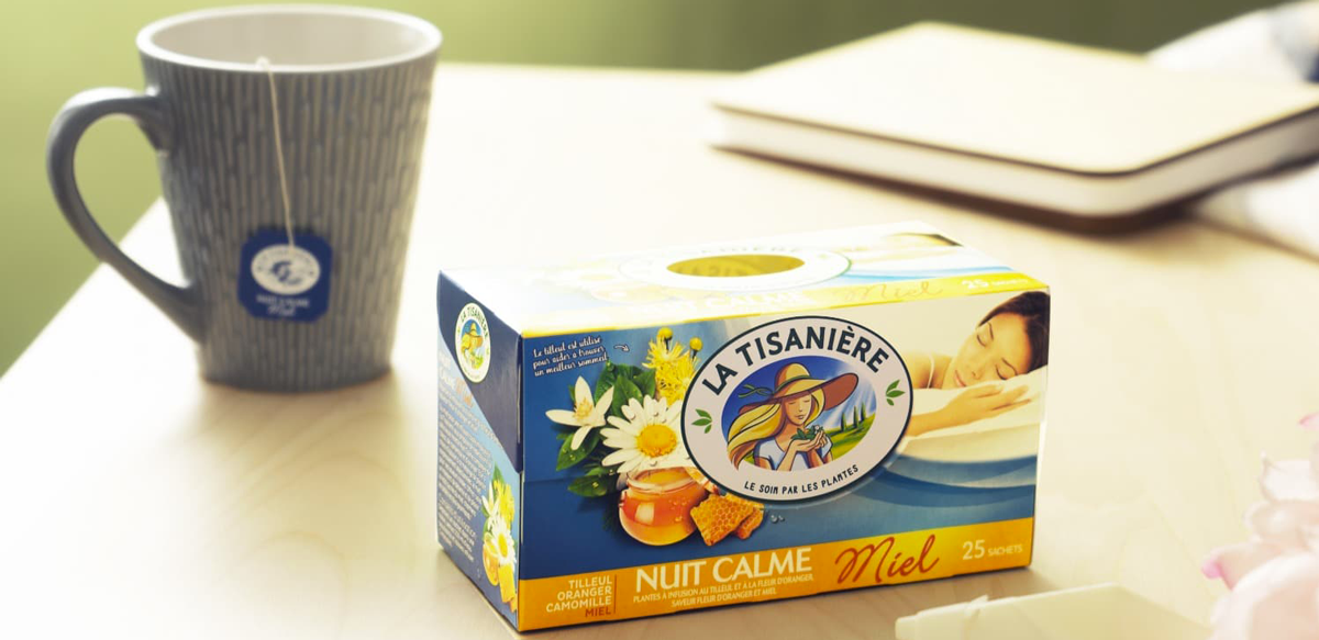 Tisane Nuit calme miel pour vous aider à trouver le sommeil - La Tisanière