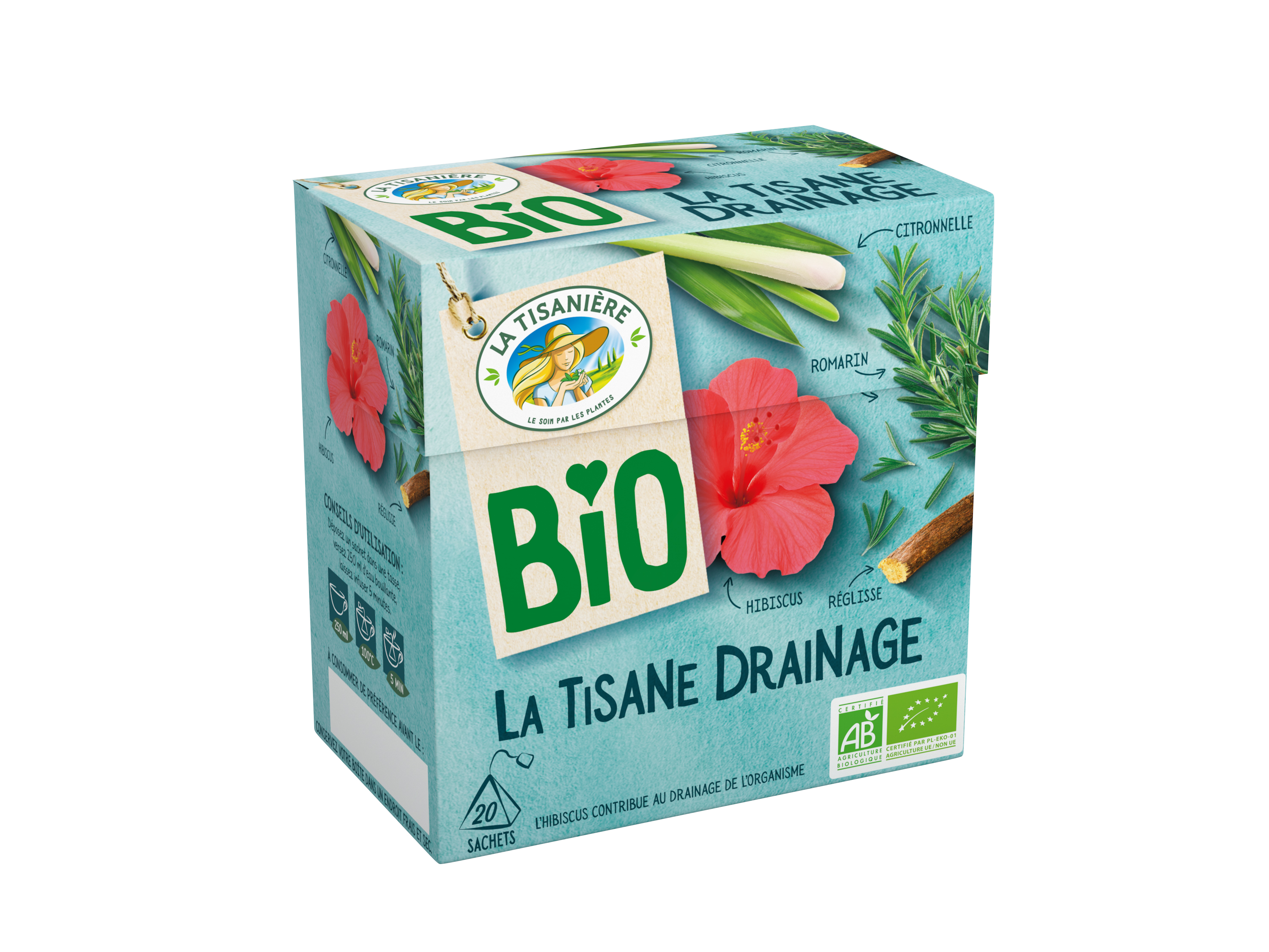 Tisane Ventre Plat Bio - La Tisanière